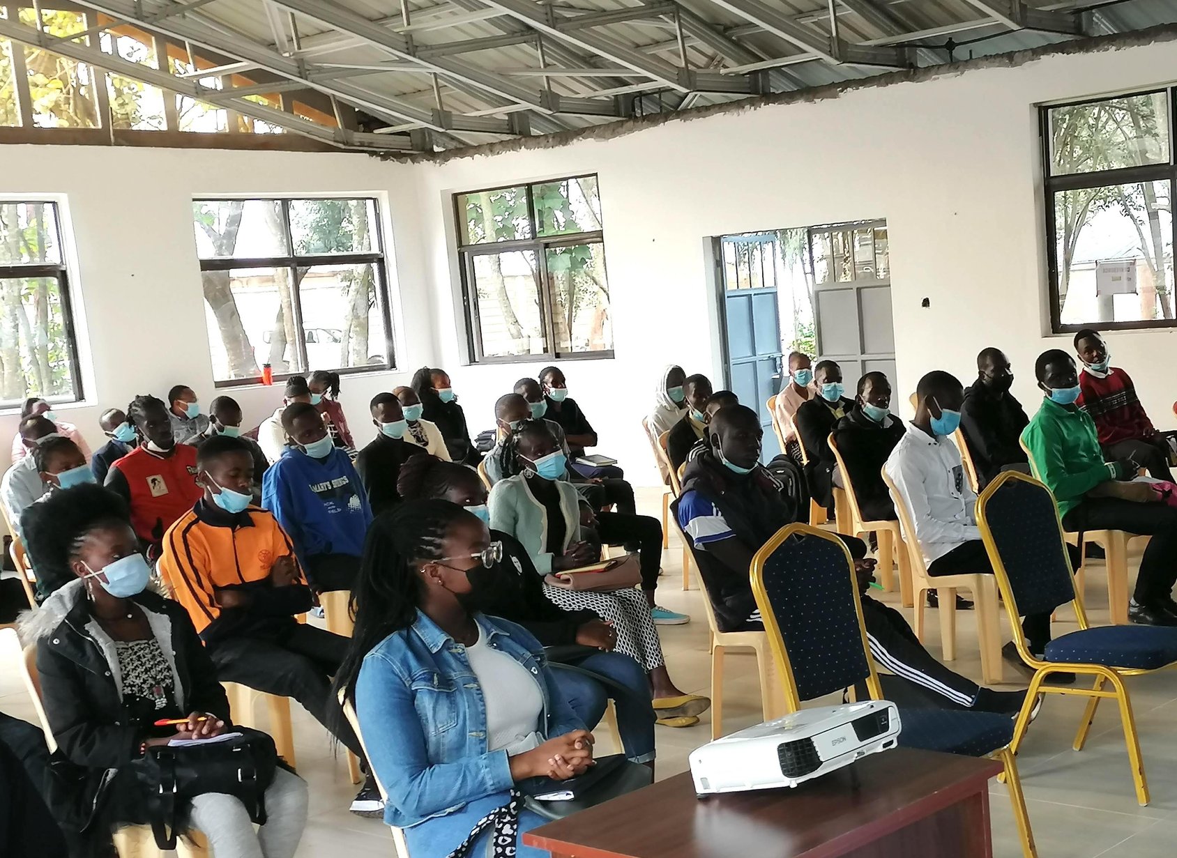 Angaza Camp staff commissioning...