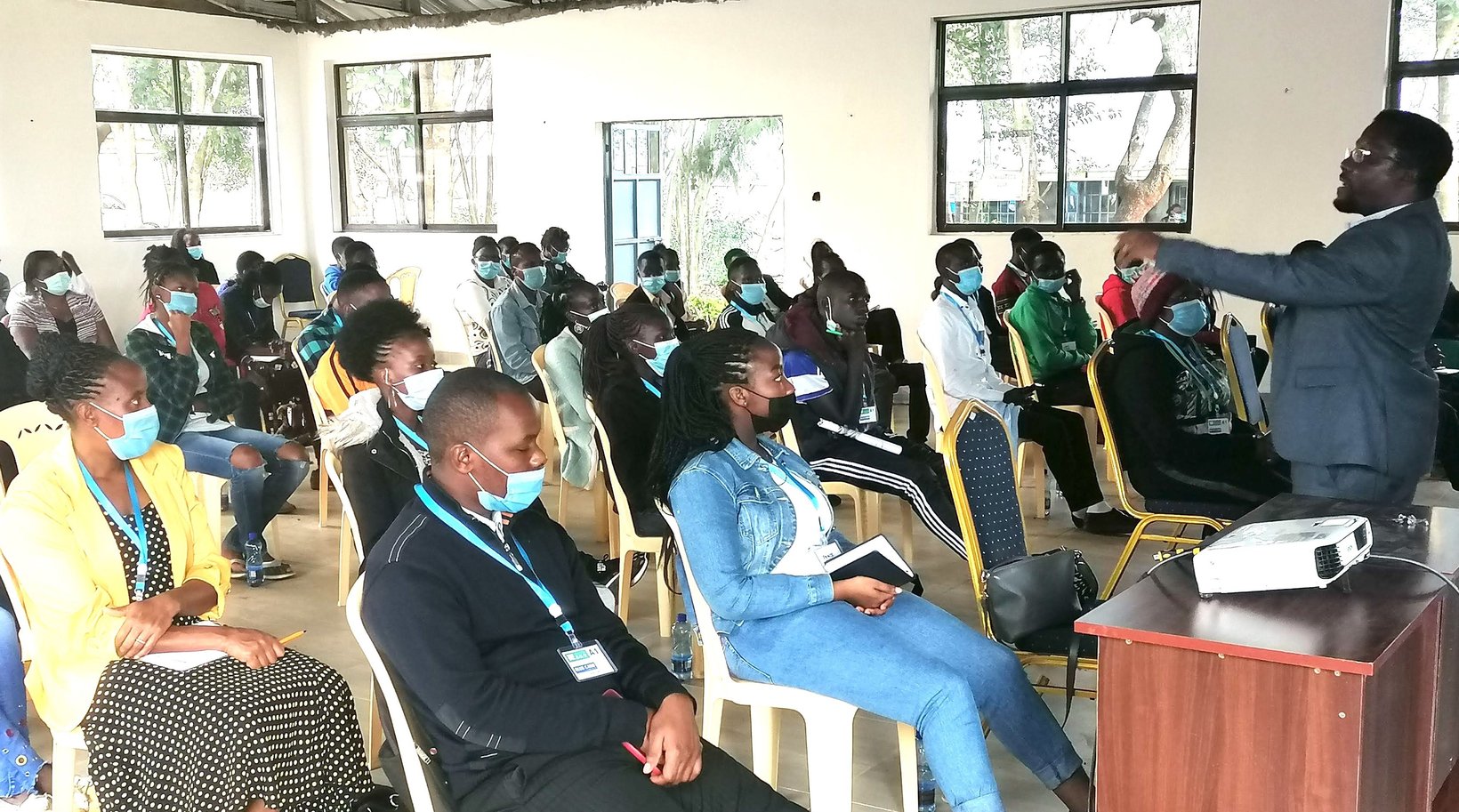 Angaza Camp staff commissioning...